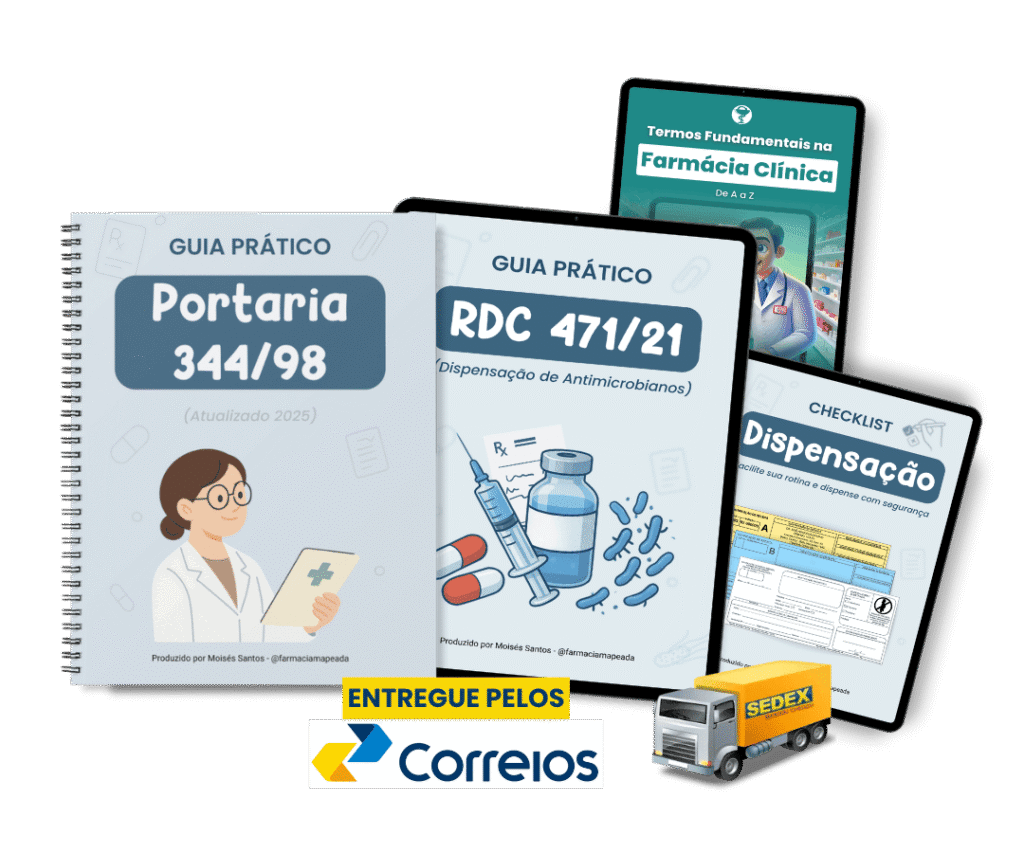 Guia Prático Portaria 344/98 – 2025 – Farmácia Mapeada