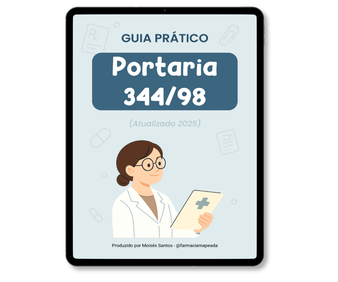 Guia Prático Portaria 344/98 – 2025 – Farmácia Mapeada